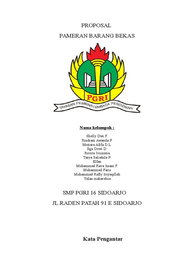 Contoh Proposal Seni Budaya | PDF