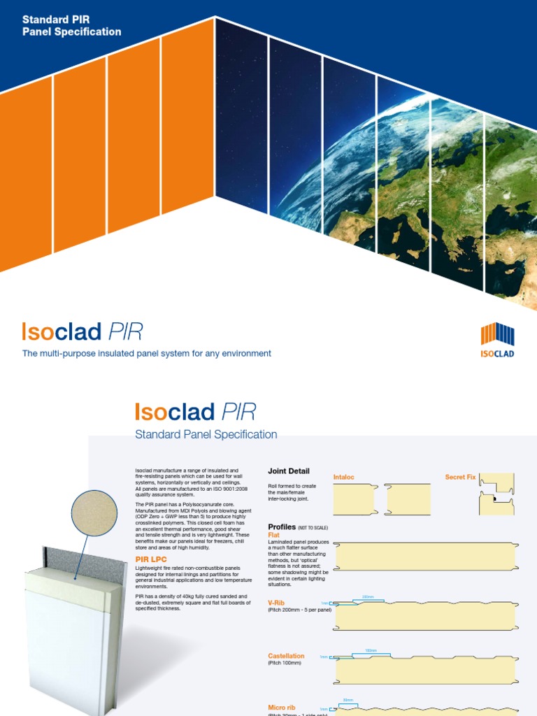 Isoclad PIR Panel Spec | Download Free PDF | Manmade Materials ...
