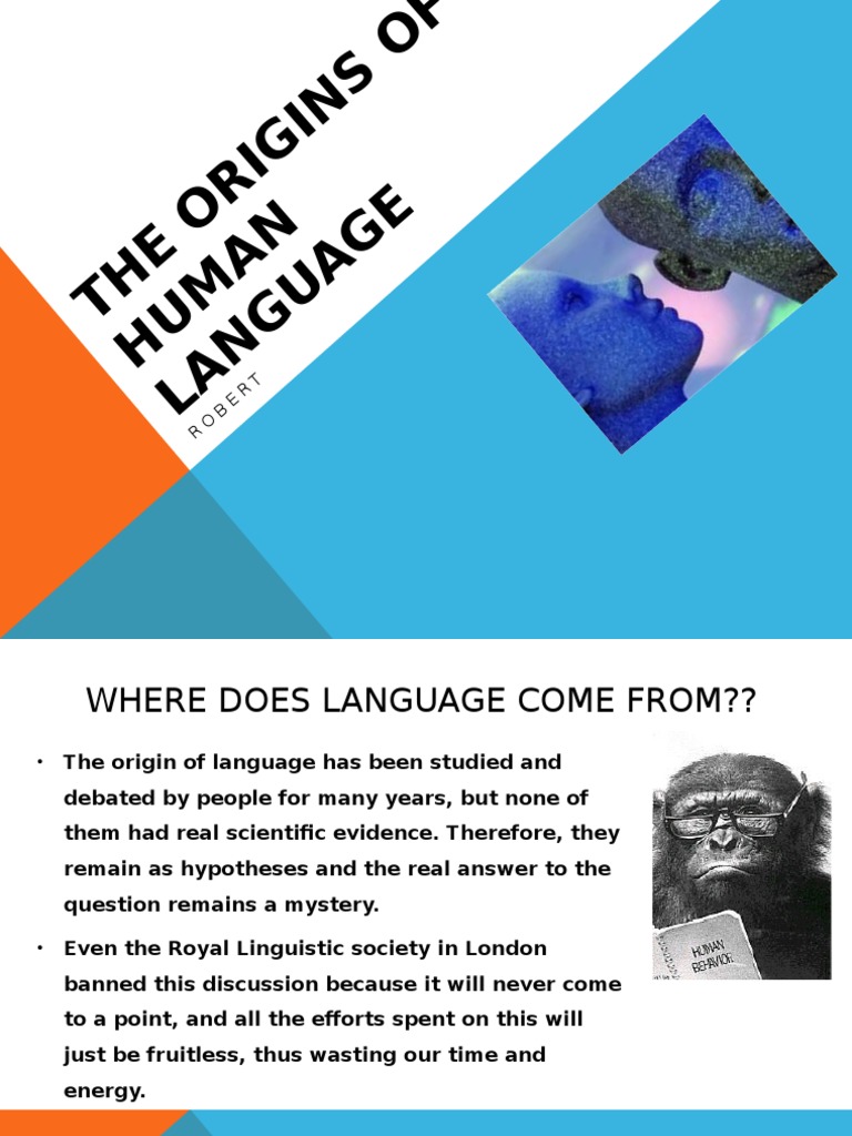 Origins and Theories of Human Language | PDF | Theory | Human Communication