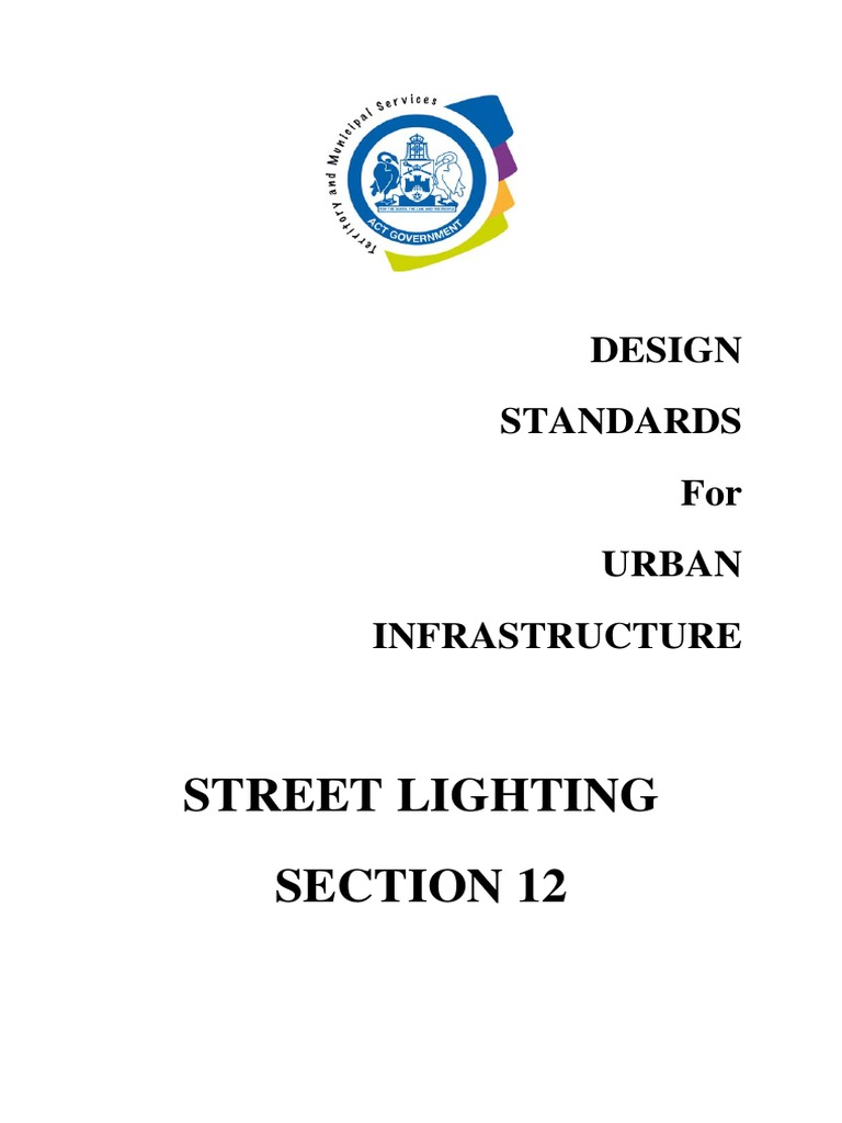 Design Standards for Street Lighting and Urban Infrastructure ...