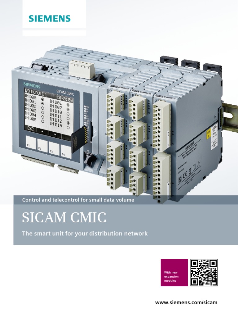 Sicam Cmic Broschuere en | PDF | Electrical Substation | Communications ...