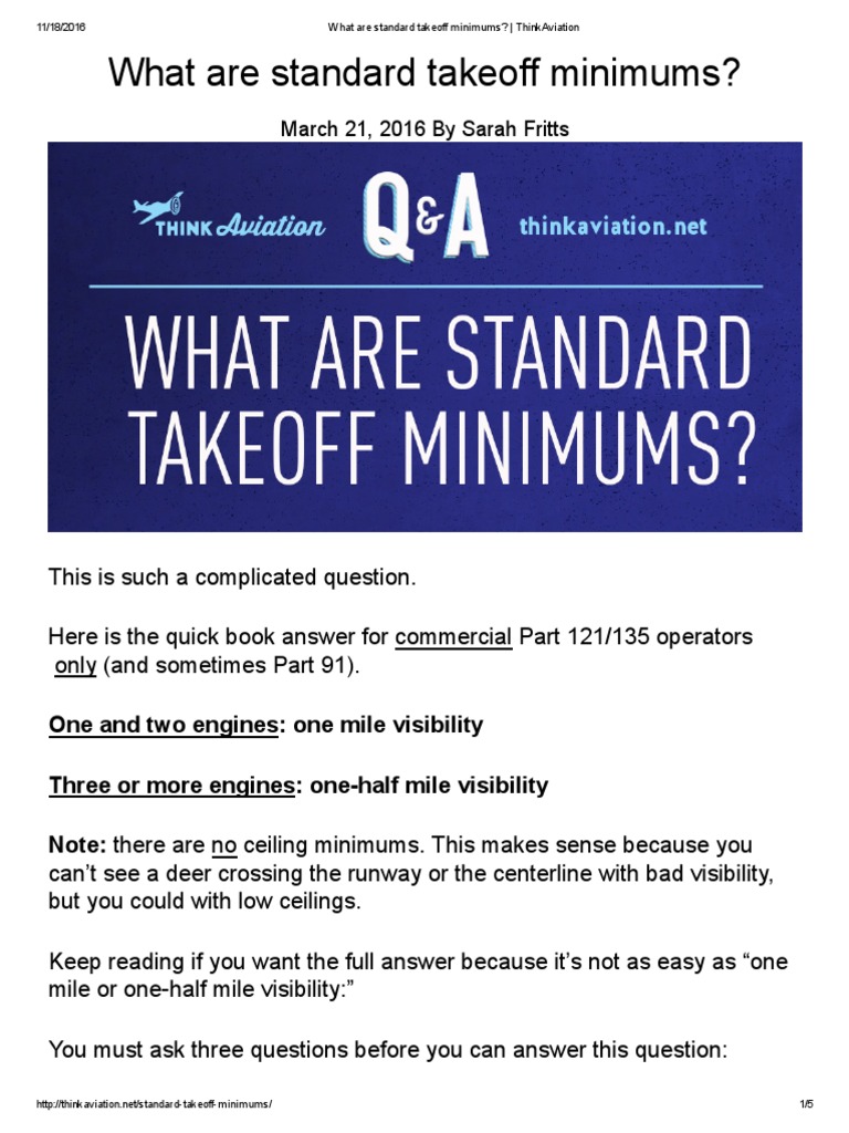 What Are Standard Takeoff Minimums_ _ ThinkAviation | Transport Safety ...