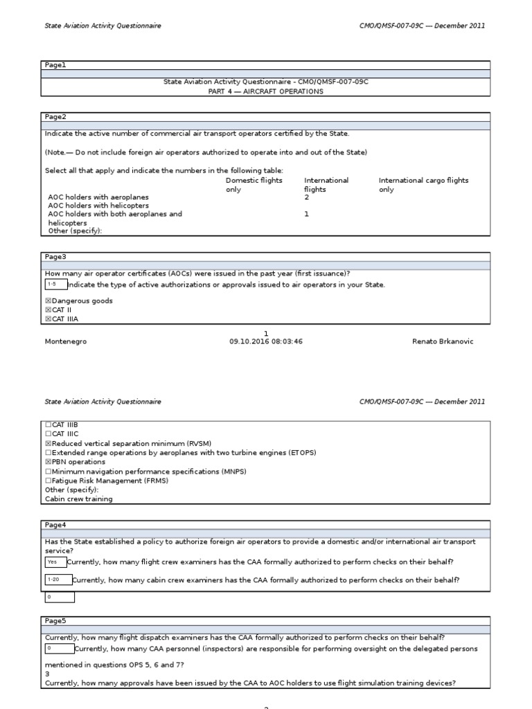 Part4 Aircraft Operations | Dangerous Goods | Flight Attendant
