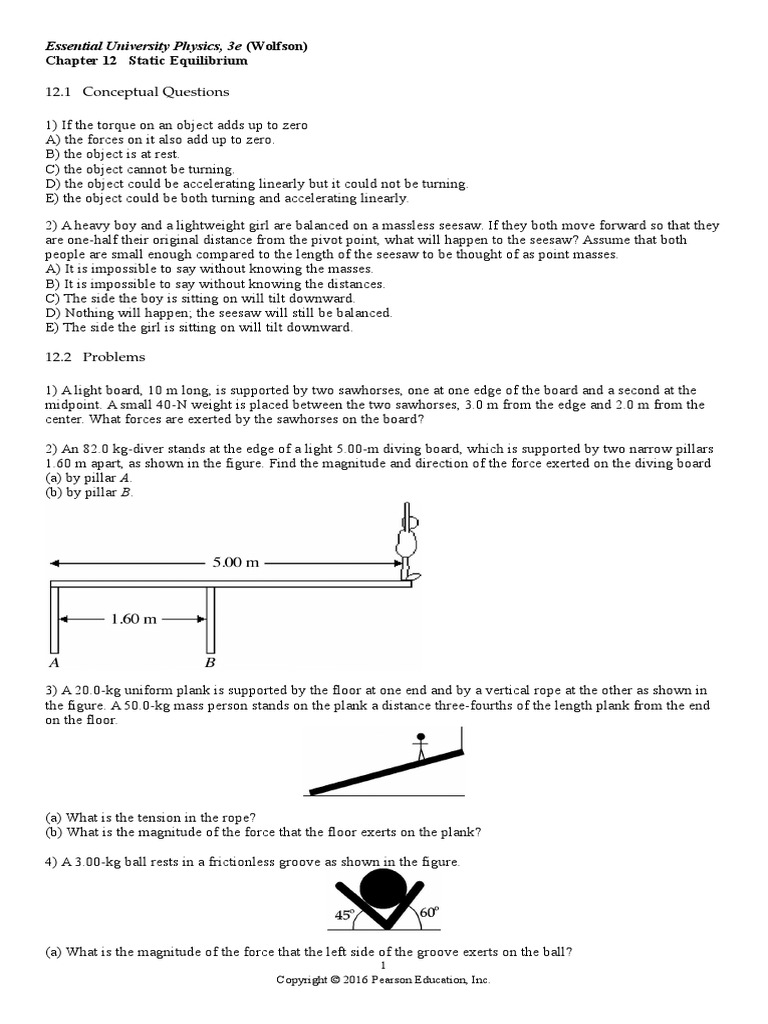 Equilibrium | Weighing Scale | Friction