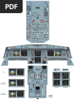 A330 Cockpit overhead panel | Aviation | Aircraft