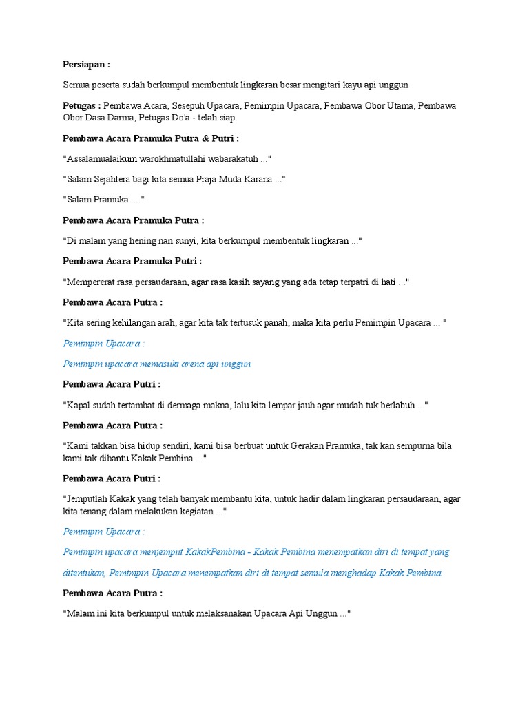 Teks API Unggun | PDF