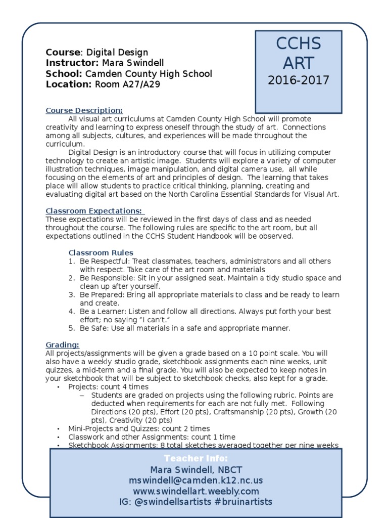 Syllabus - Digital Design | PDF | Curriculum | Pedagogy