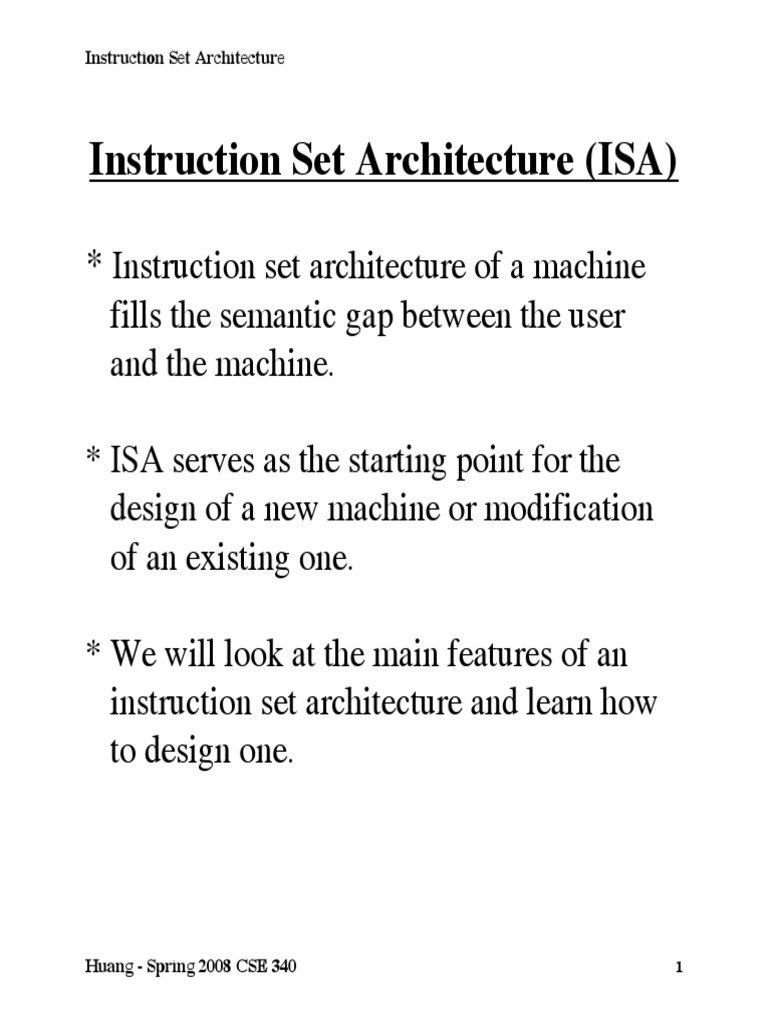 Instruction Set | PDF | Instruction Set | Integer (Computer Science) Instruction Set | PDF | Instruction Set | Integer (Computer Science)