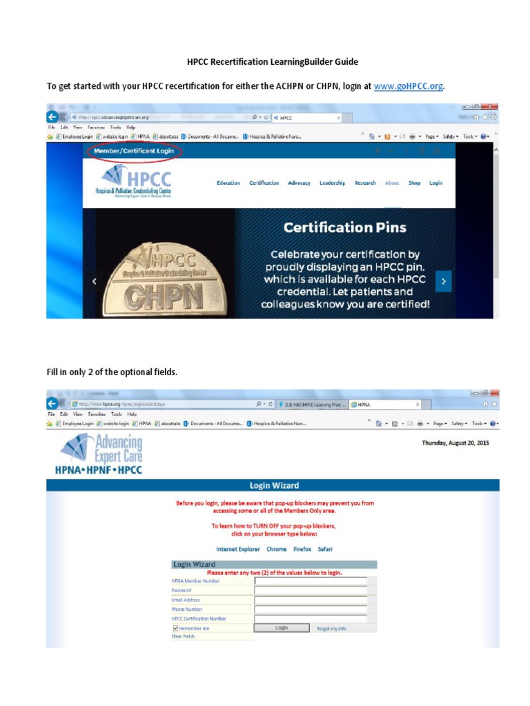 Hpar Learningbuilder Guide 092215-1 | Download Free PDF | Web Browser | Internet Explorer