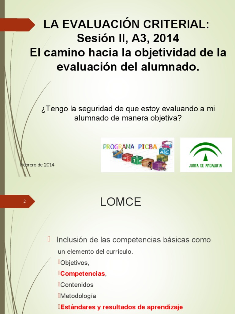 Evaluacion Criterial | Evaluación | Maestros