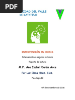 Modelo CASIC para Intervención en Crisis | PDF | Las emociones | Empatía