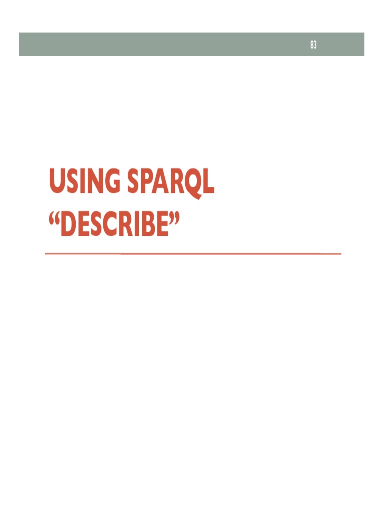 Sparql Ld4pe 5 | PDF | Web Standards | Knowledge Representation
