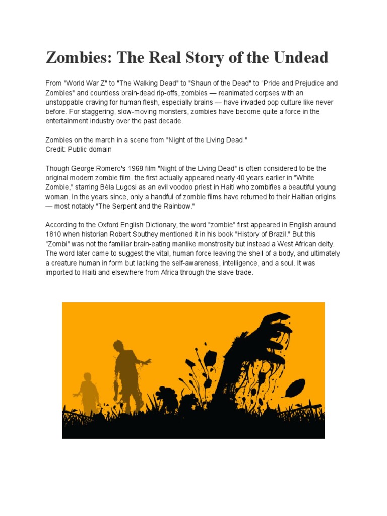 Zombie Culture & Special Effects Legends | PDF | Zombies | Cinema