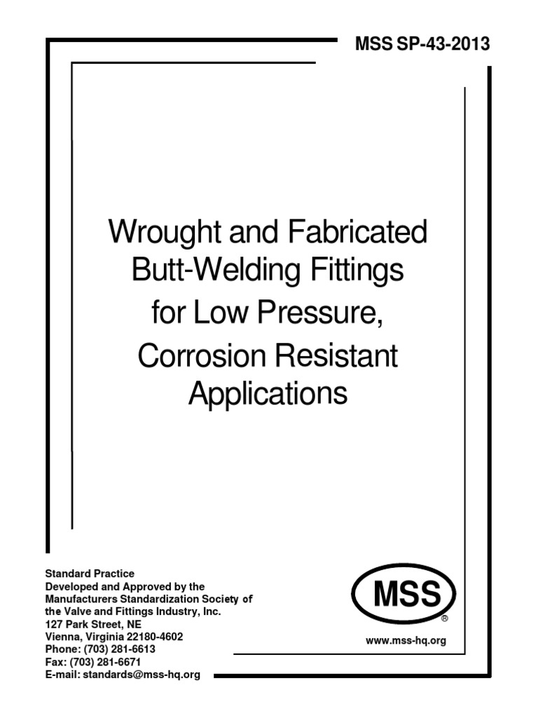 MSS-SP-43 (2013) PDF | PDF
