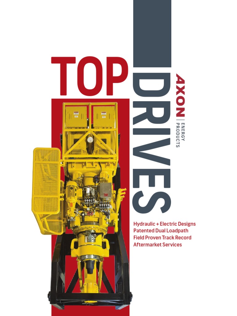 AXON 005 Drilling Products Top Drives Brochure | PDF | Horsepower ...