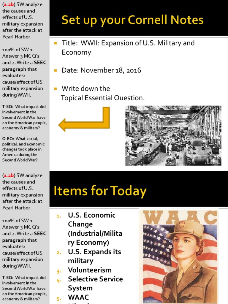 Day 4 - 2016 - US - Mobilization Military and Economy | PDF ...