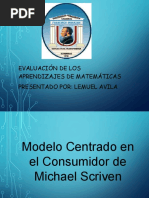 Modelo de Evaluación de Michael Scriven | PDF | Evaluación | Conocimiento