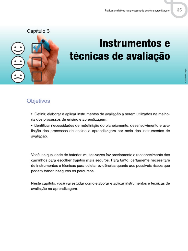 Instrumentos e Tecnicas de Avaliação | Tempo | Aprendizado