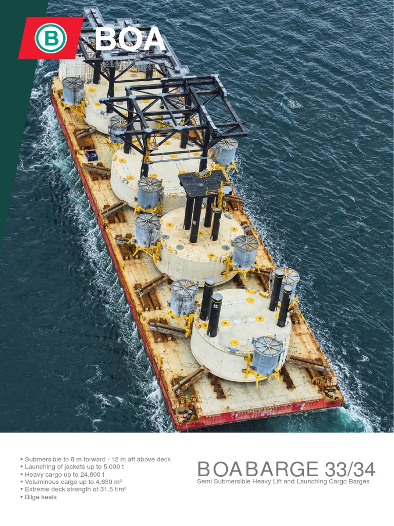 BOABARGE 33-34 Brochure | PDF | Anchor | Water Transport