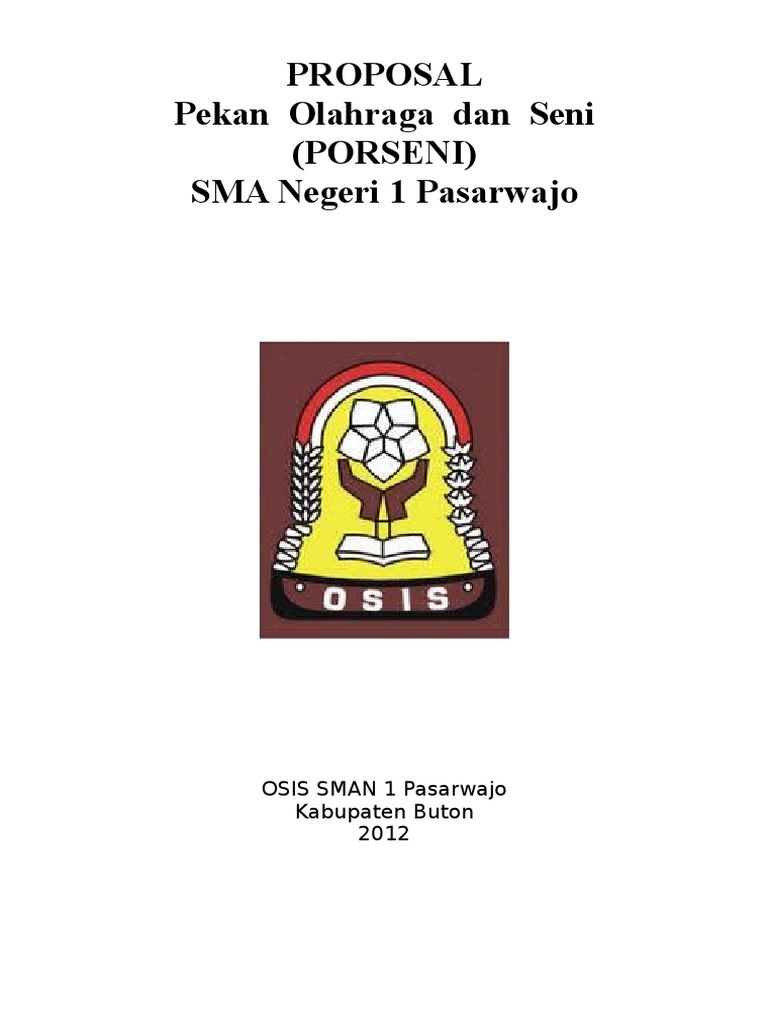 Proposal Porseni | PDF