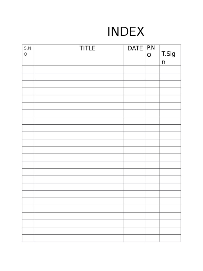 Index: Title Date T.Sig N | PDF