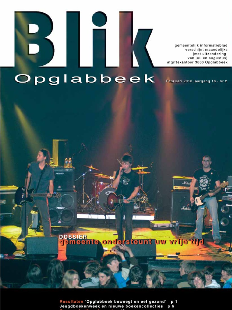 Blik Opglabbeek, Februari 2010 | PDF