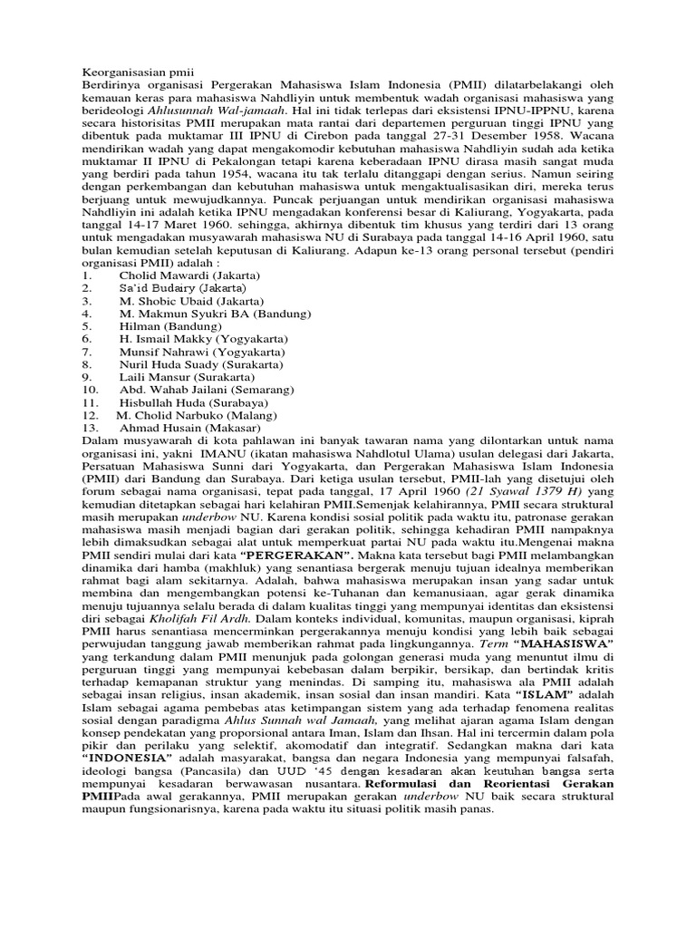 Kurikulum Kaderisasi Formal PKN | PDF