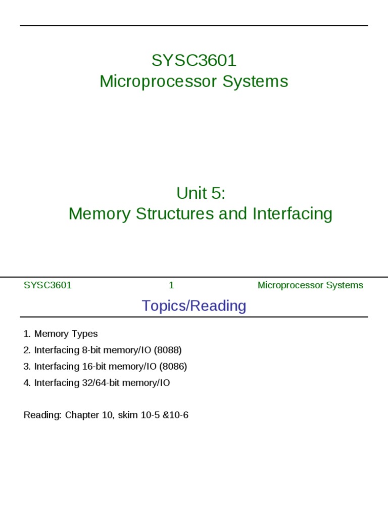 Memory Interfacing 8086 Good and Useful | PDF | Read Only Memory | Computer Memory