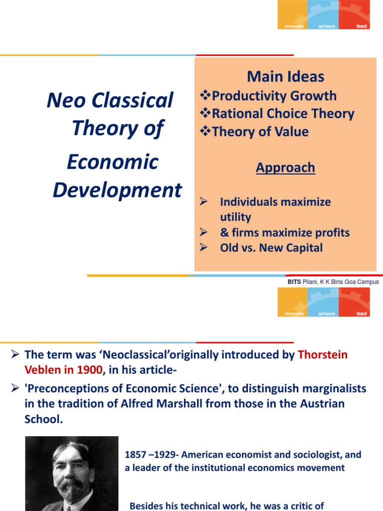 NeoClassical Growth Theory PPTs 4th Chapter | PDF | Neoclassical ...
