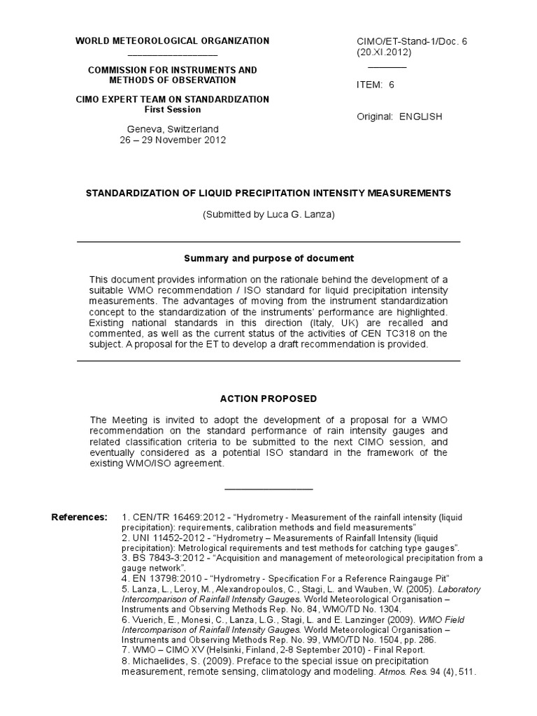 Rainfall | PDF | Calibration | Rain