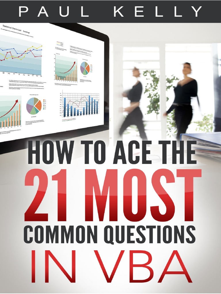 How To Ace The 21 Most Common Questions In Vba Pdf Microsoft Excel Parameter Computer