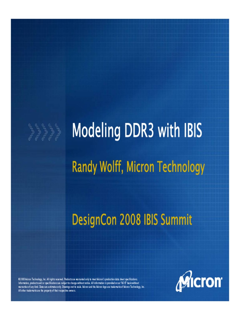 Ddr3 Ibis Model Setup | PDF | Electrical Engineering | Electronics