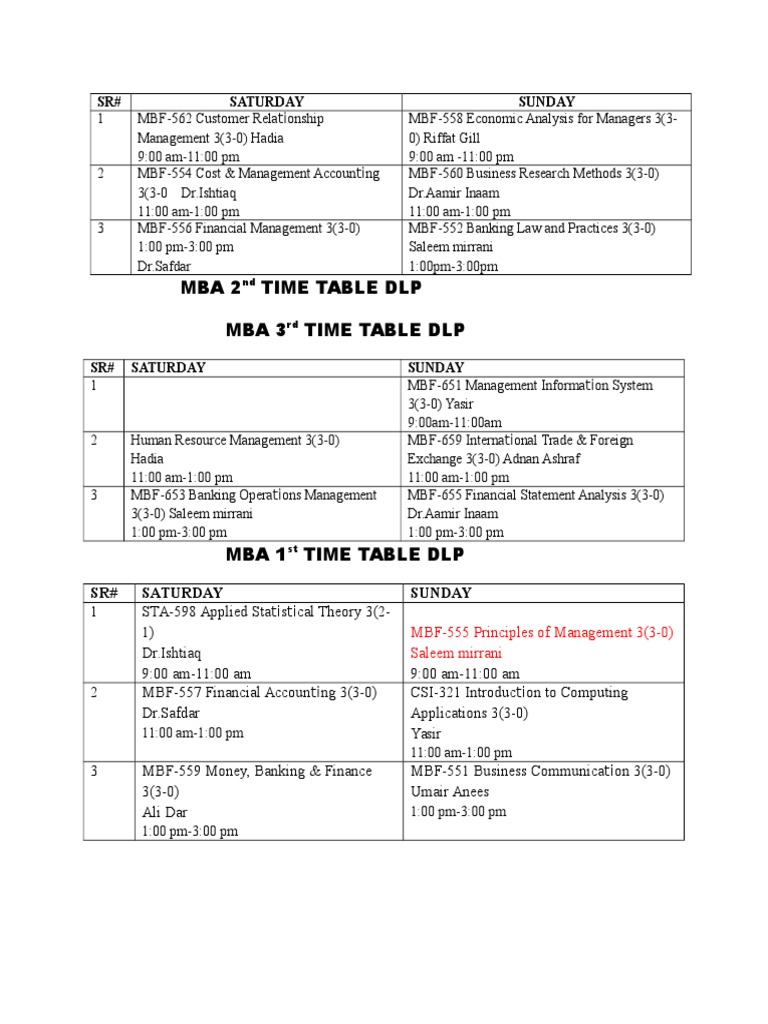 Distance Time Table New | PDF