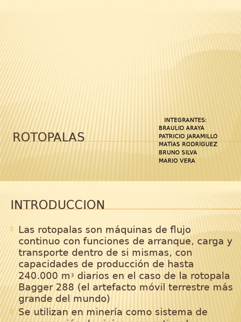 ROTOPALAS | PDF | Minería | Industrias