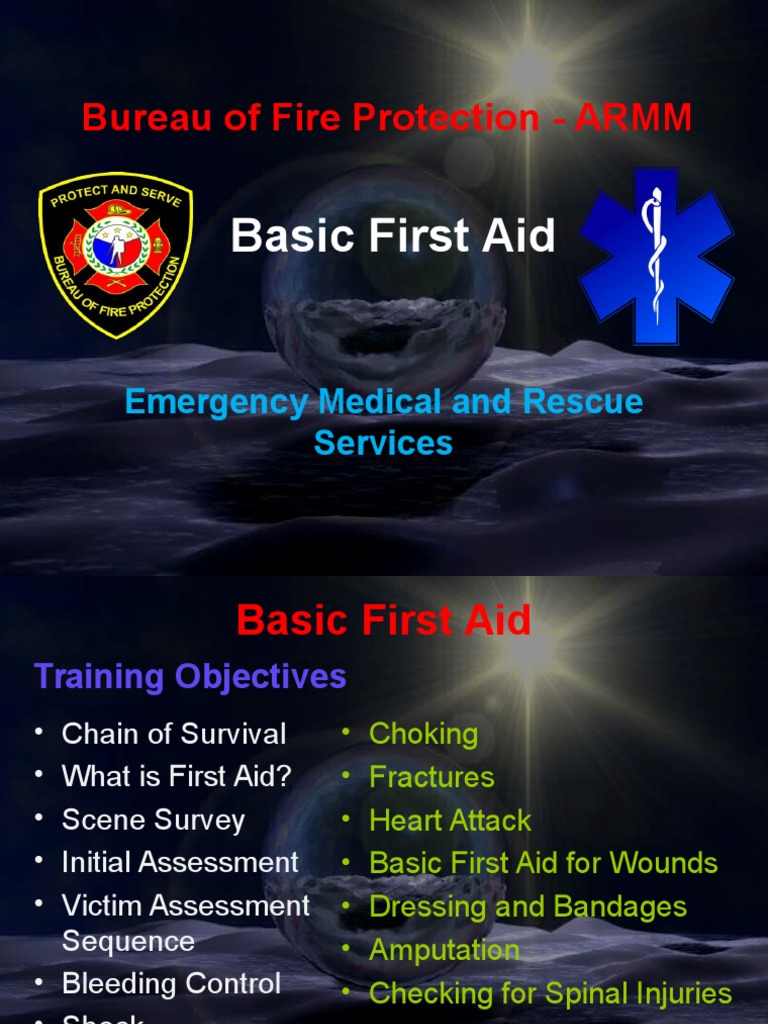 Bureau of Fire Protection - ARMM: Basic First Aid | PDF ...