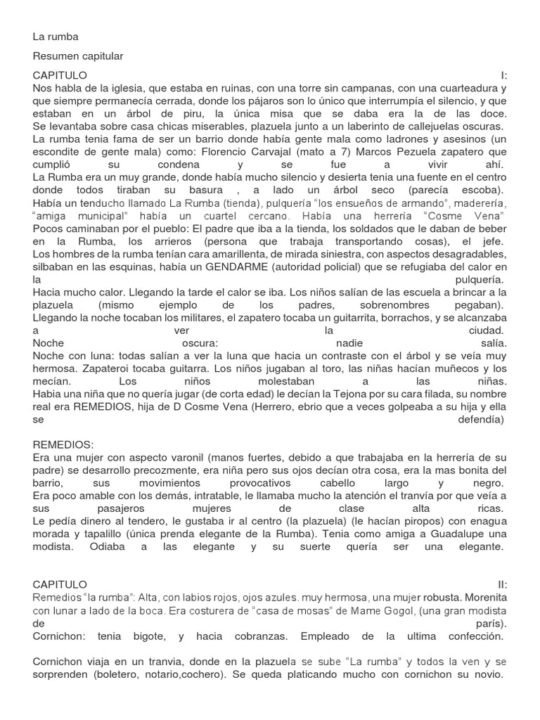 La Rumba | PDF | Amor