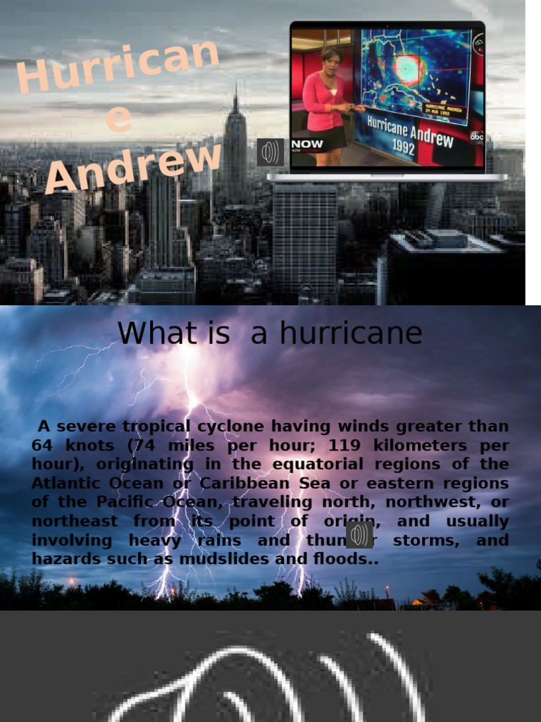Hurricane Andrew | PDF | Tropical Cyclones | Atlantic Hurricanes