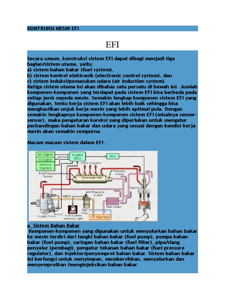 Komponen Sistem Efi Mobil Pdf