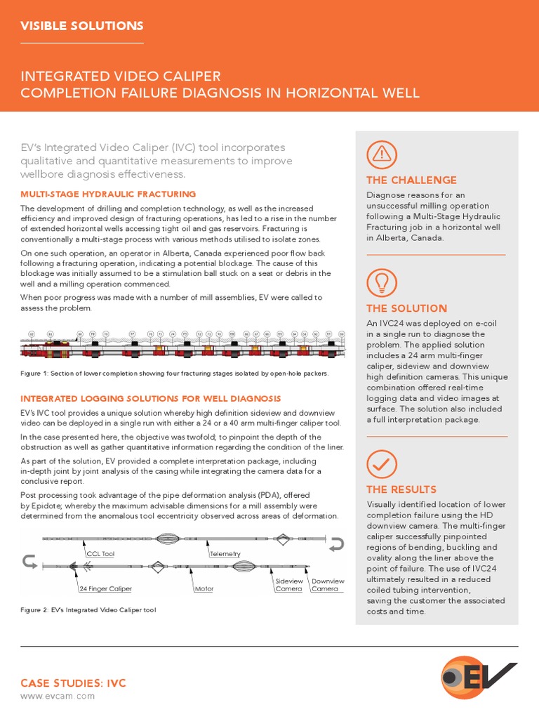 Visible Solutions - IVC Case Study 20160125 | PDF | Oil Well | Pipe ...