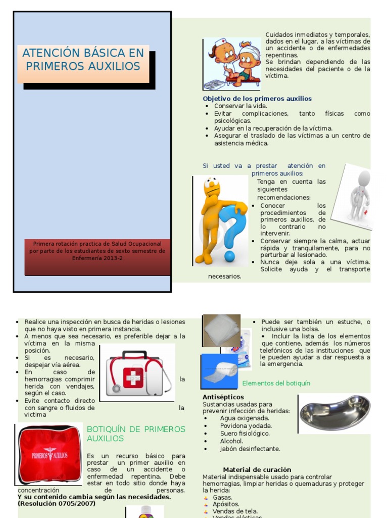 Cartilla Primeros Auxilios Corregida | PDF | Herida | Primeros auxilios