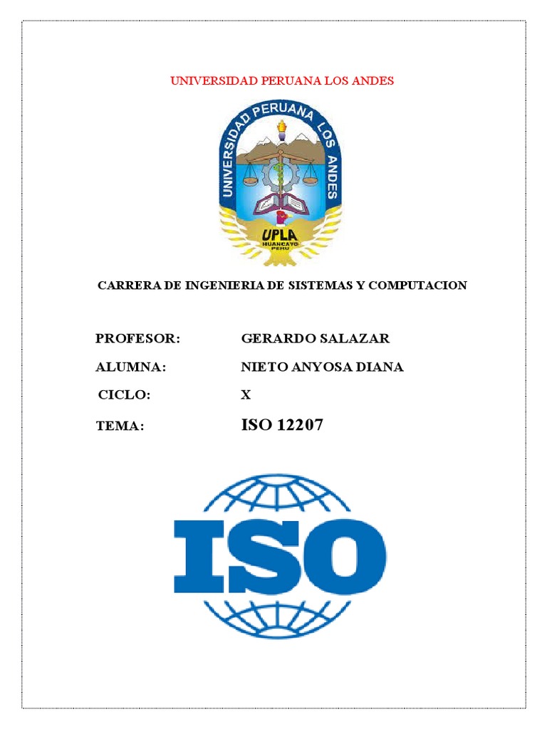 Iso 12207 | PDF | Proceso de desarrollo de software | Ingeniería de software