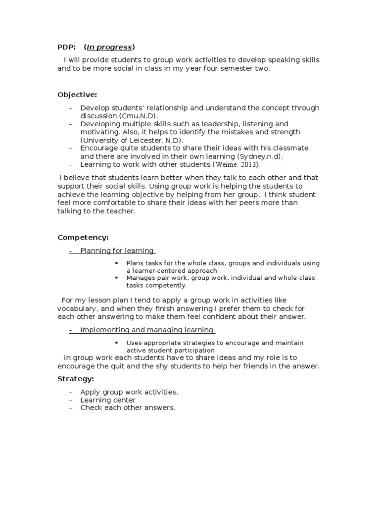 PDP 3 | PDF | Career & Growth | Social Science