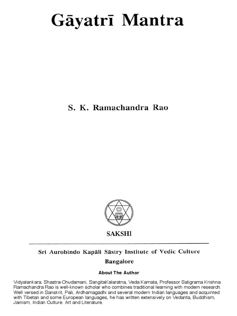 Gayatri Mantra | PDF | Vedas | Mantra