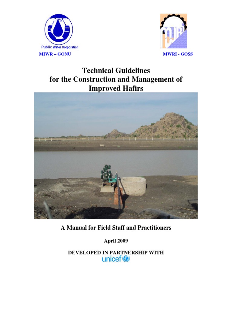 Guidelines for Improved Hafir Construction | PDF | Water Resources ...