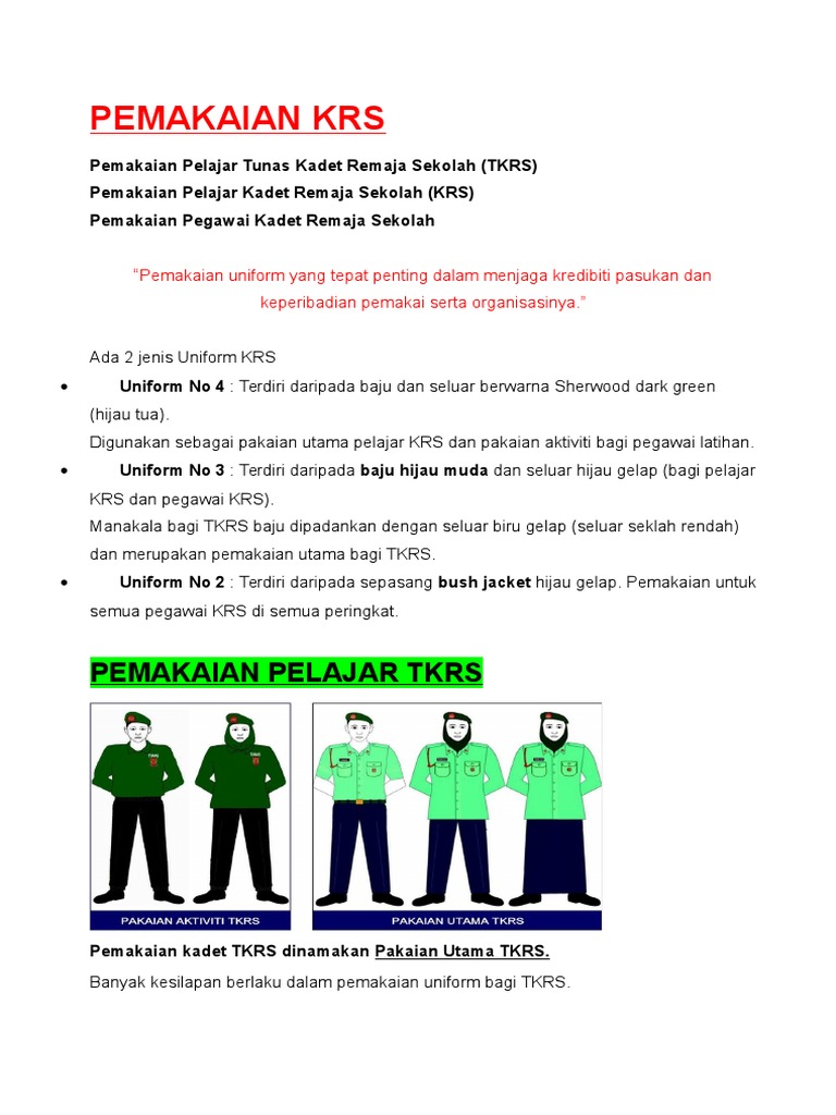 Pemakaian Krs | PDF