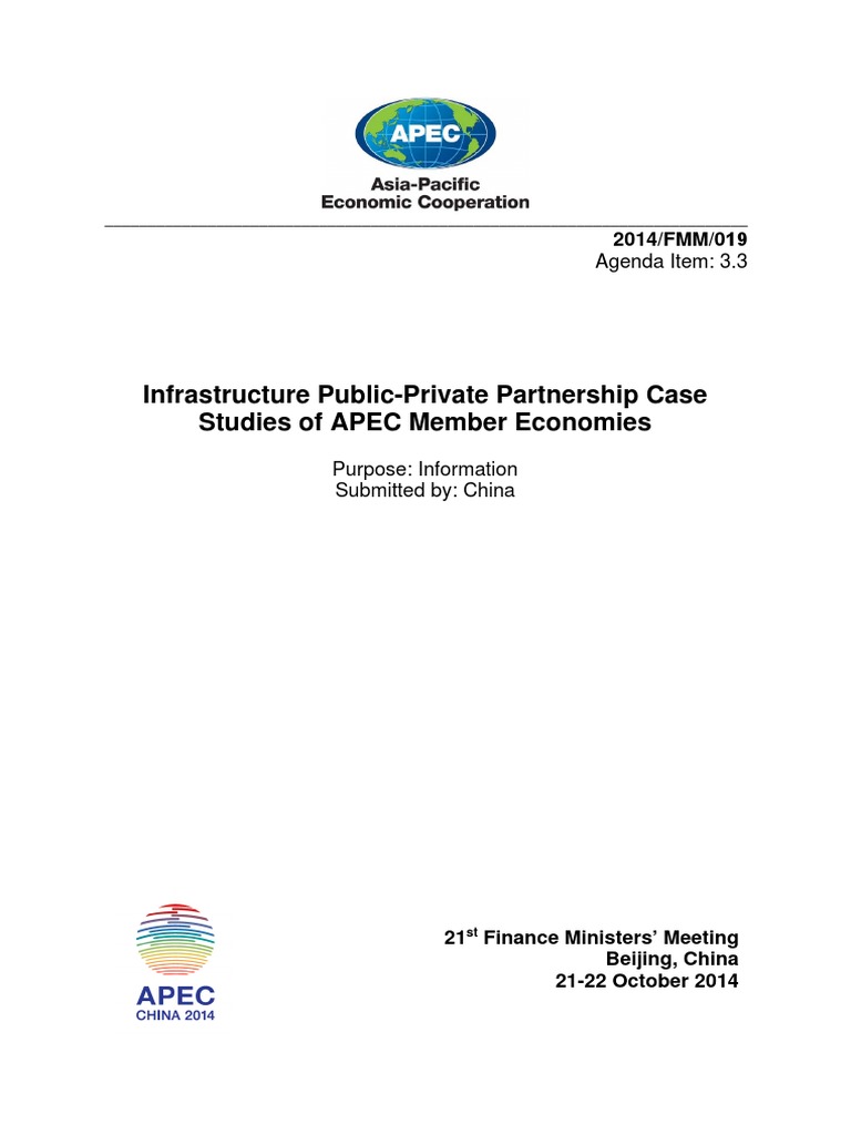 APEC - Infrastructure PPP Case Studies | PDF | Public–Private ...