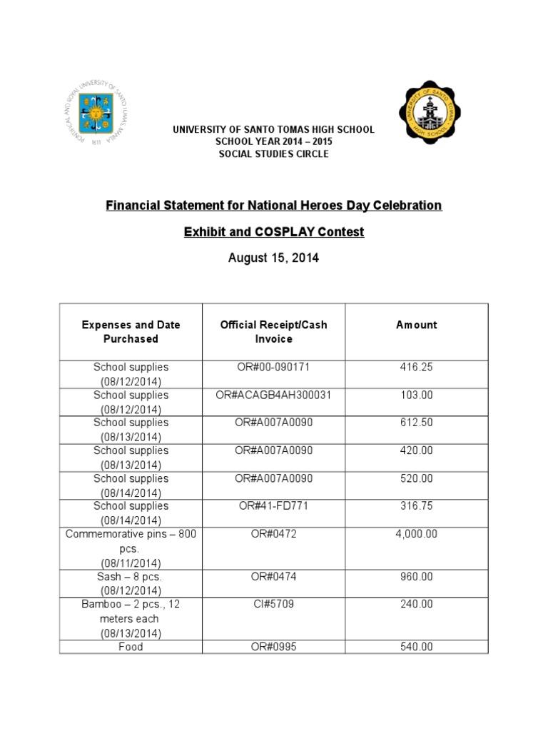 (SSC) Financial Statements | PDF