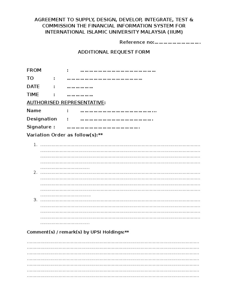 Comment(s) / Remark(s) by UPSI Holdings | PDF