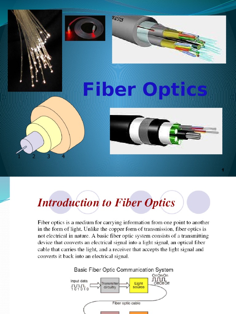 Chapter 2 - Fiber Optics | PDF | Optical Fiber | Refraction