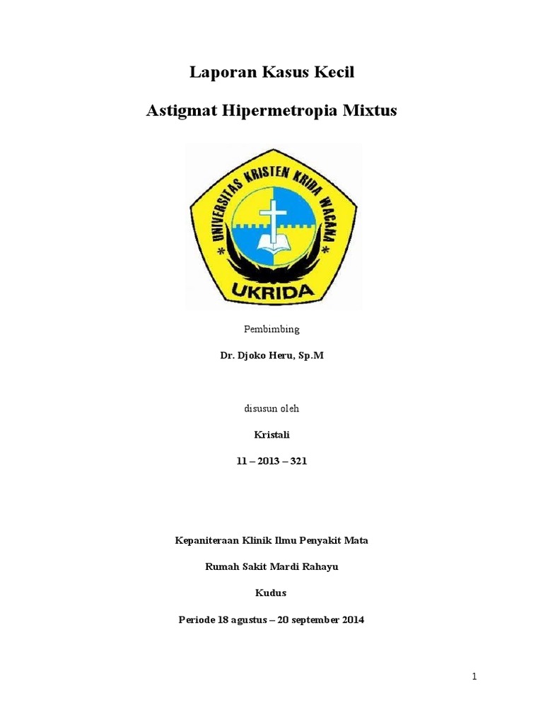 Astigmat Hpermetrop Mixtus | PDF